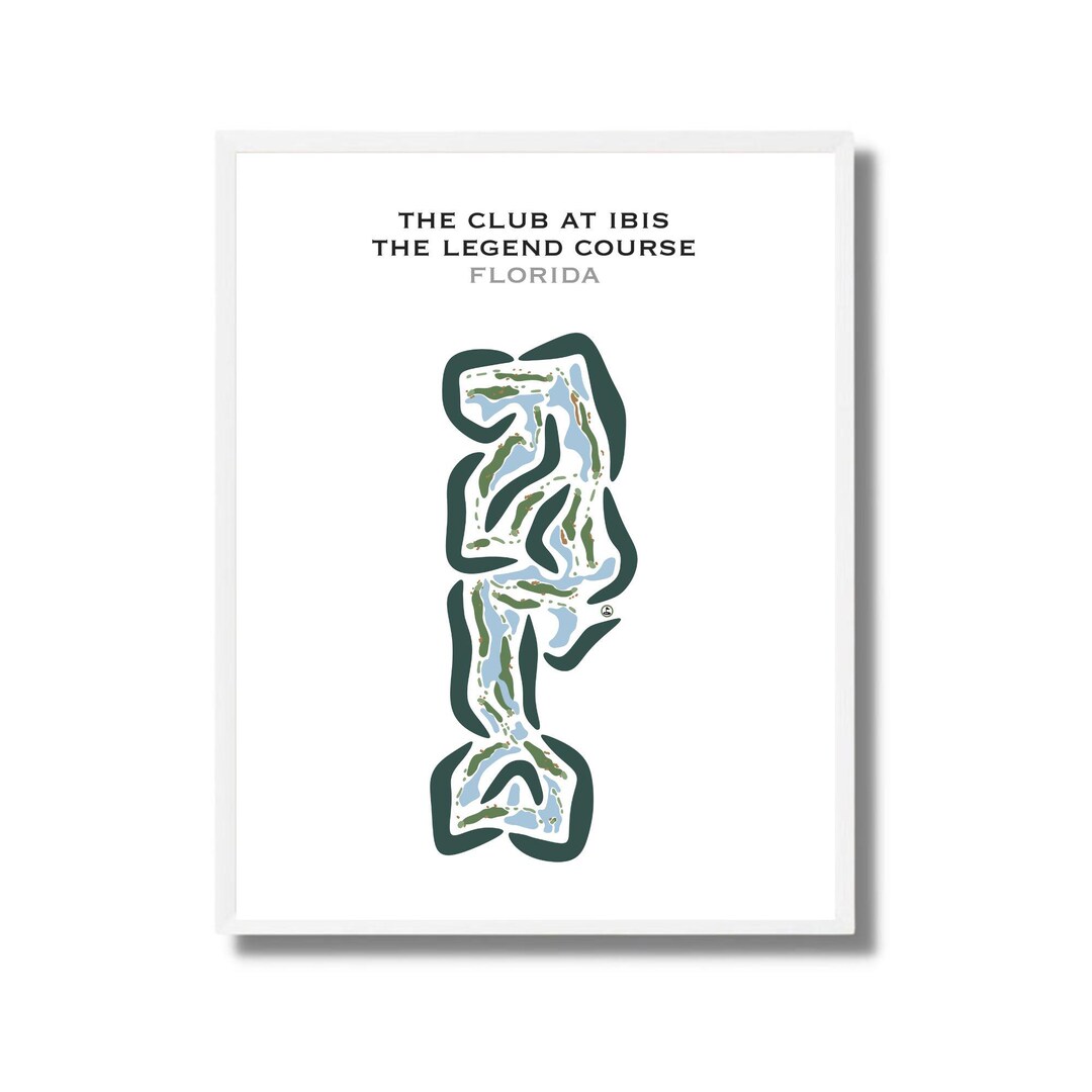 The Club at Ibis the Legend Course, FL | Golf Course Map, Golf Map ...