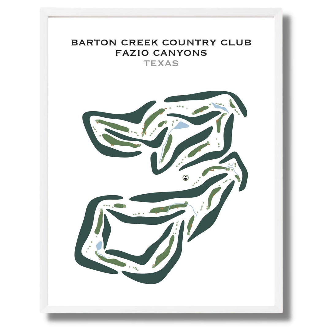 Barton Creek Country Club - Fazio Canyons Golf Course,tx|golf Course ...