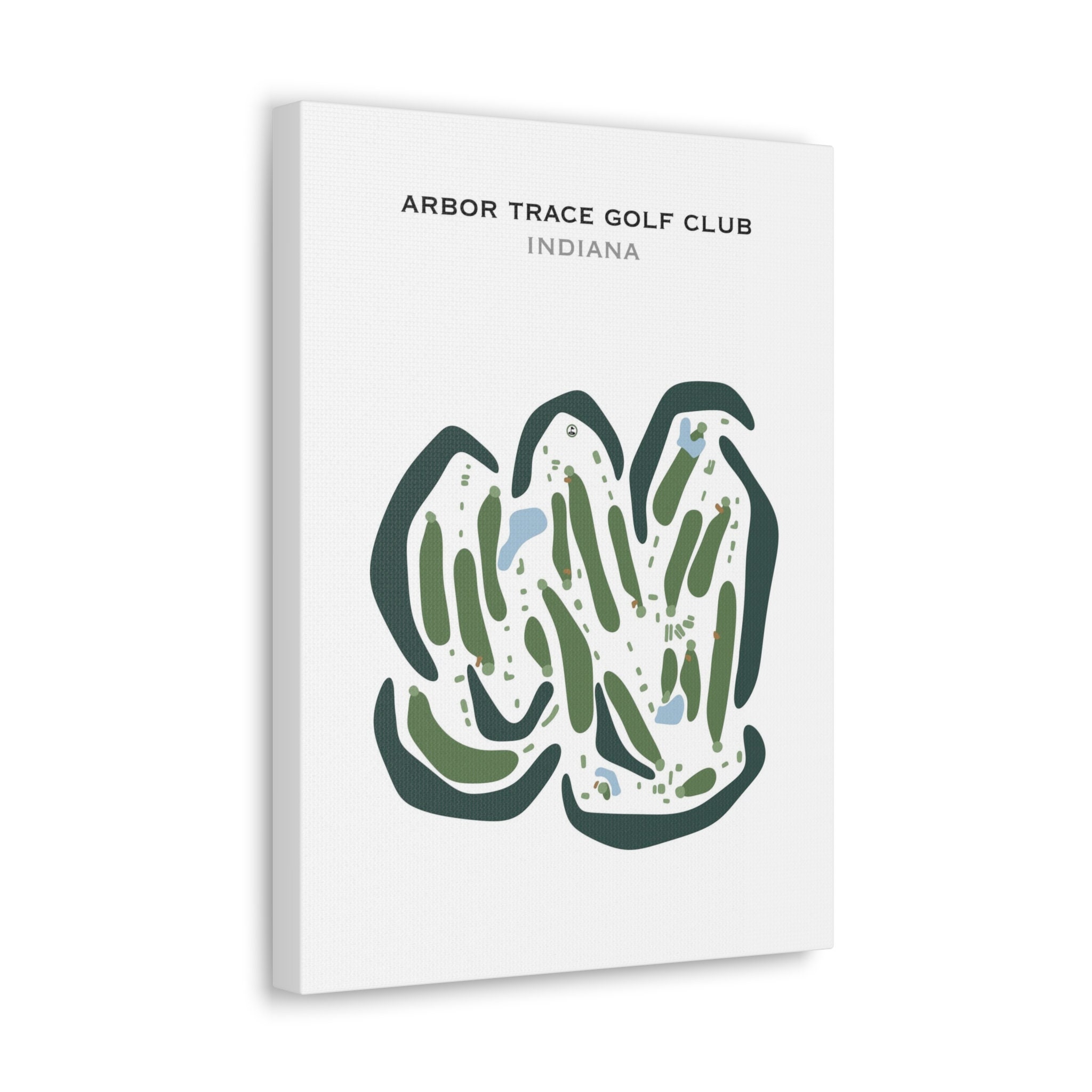 Arbor Trace Golf Club, IN | Golf Course Map, Golf Map, Golfer Gift for ...