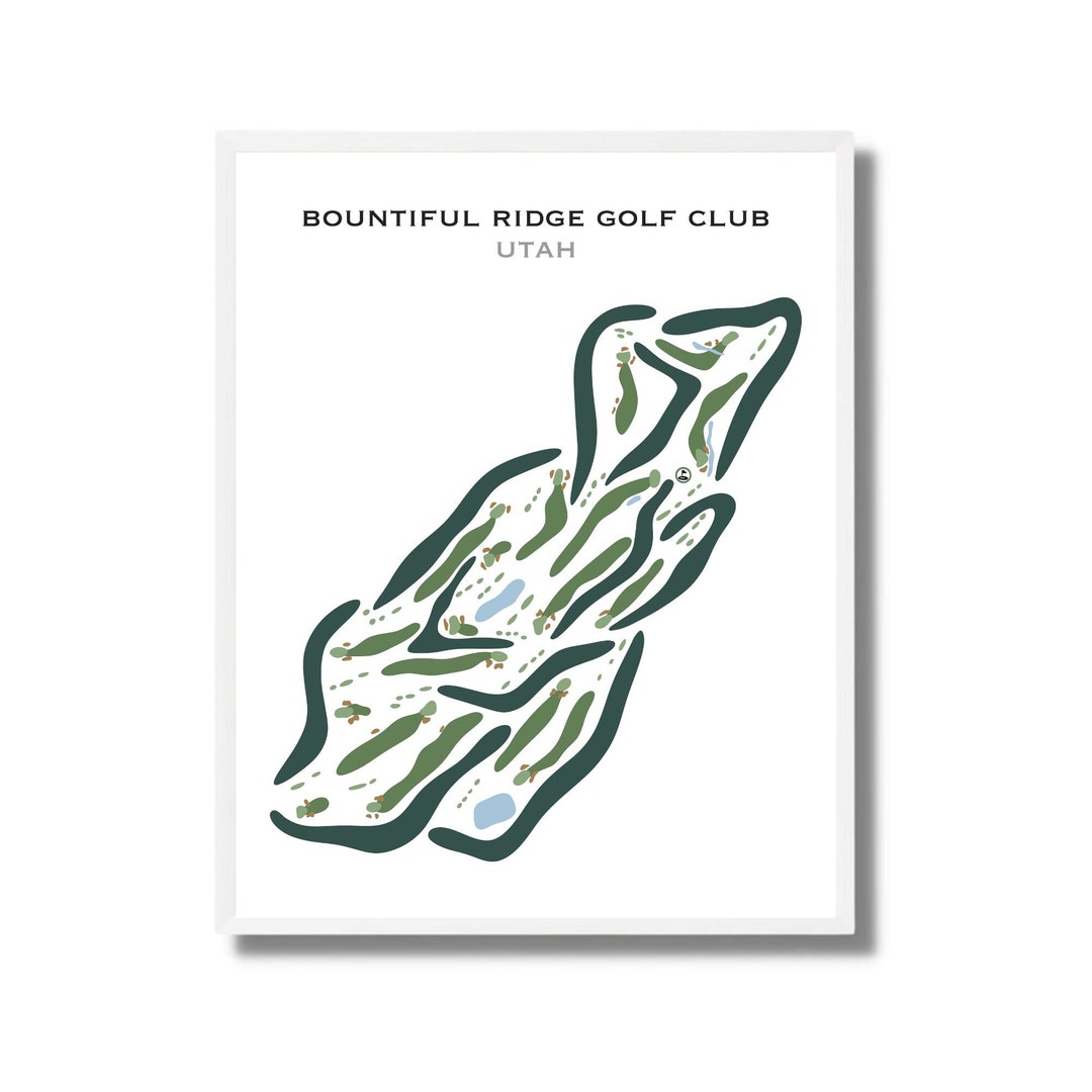 Bountiful Ridge Golf Course, UT | Golf Course Map, Golf Map, Golfer ...