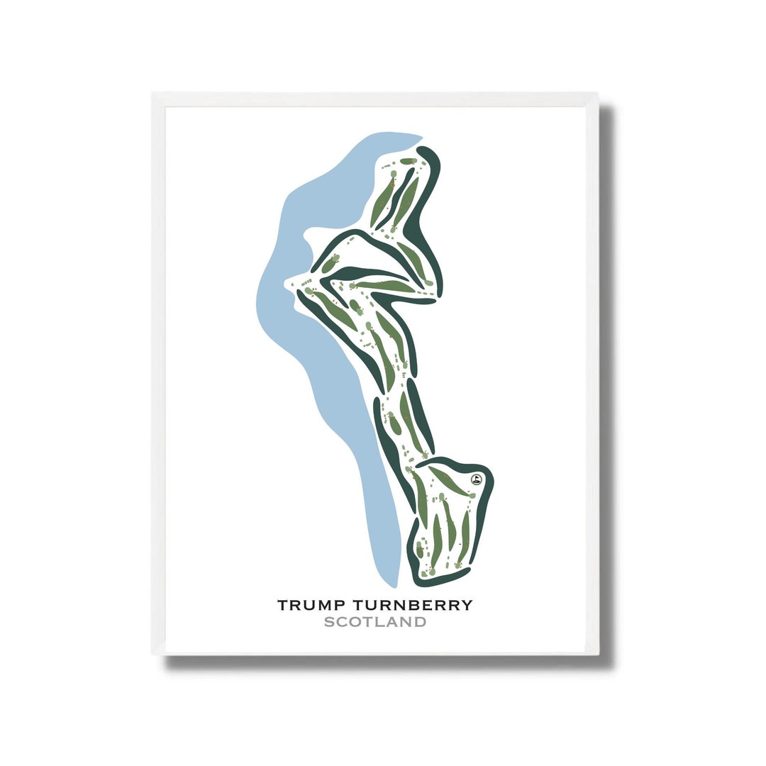Trump Turnberry, Scotland | Golf Course Map, Golf Gifts for Dad, Golfer ...