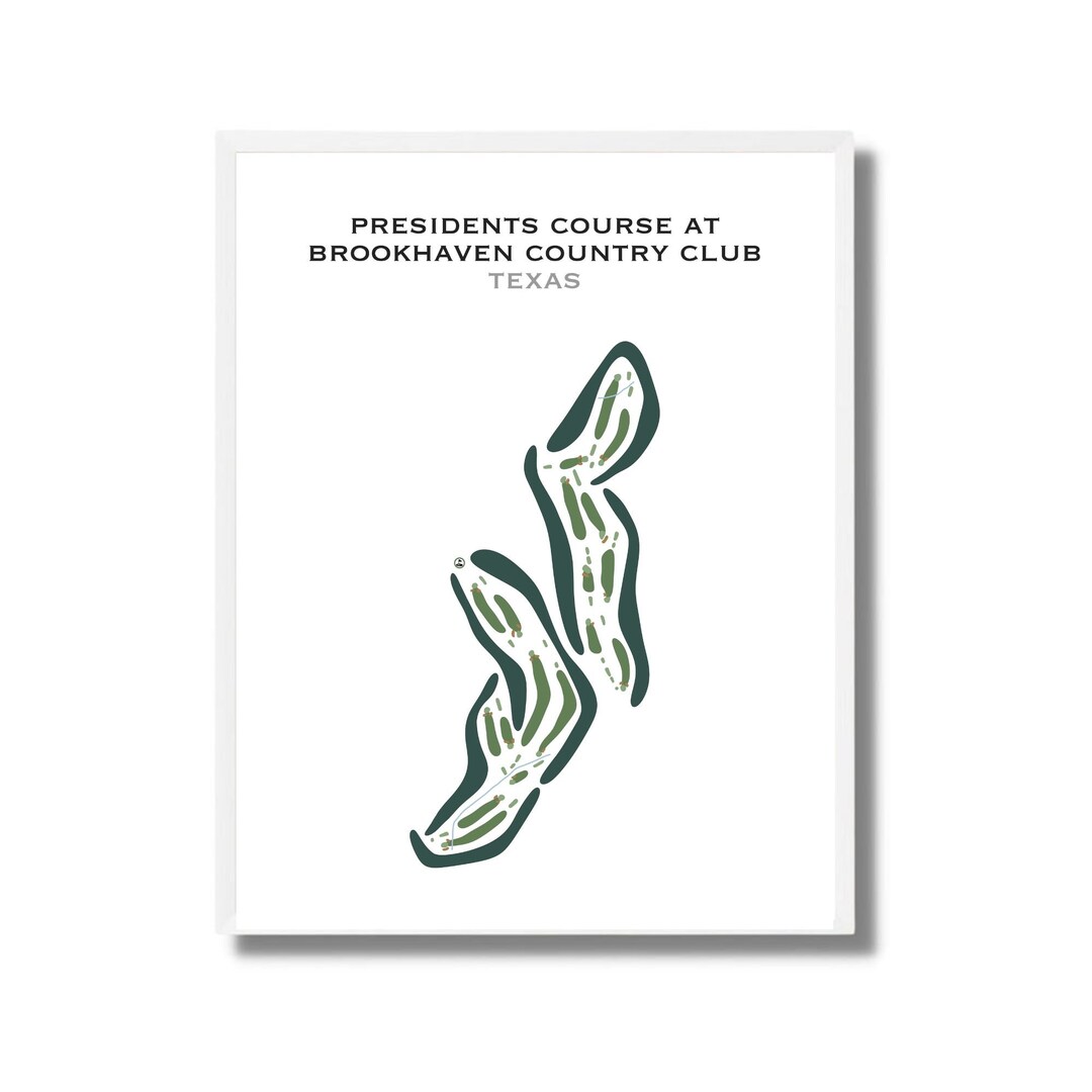 The President's Course - Brookhaven Country Club, TX | Golf Course Map ...