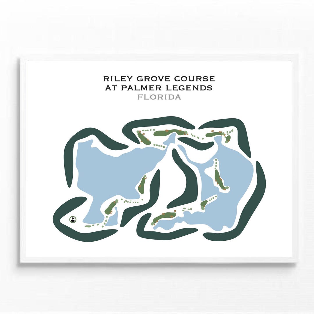 Riley Grove Course at Palmer Legends, FL | Golf Course Map, Golf Map ...