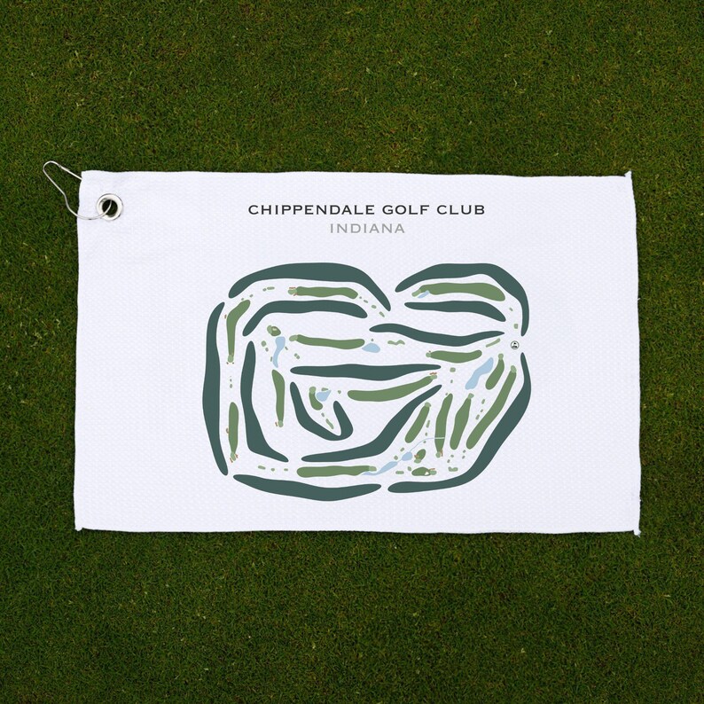 Chippendale Golf Club, IN | Golf Course Map, Golf Map, Golfer Gift for ...