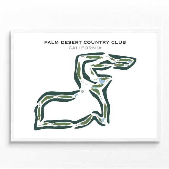 Palm Desert Golf Courses Map