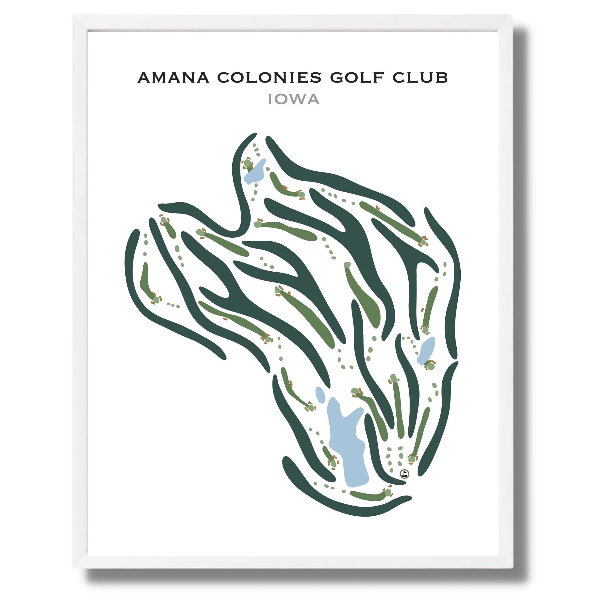 Amana Colonies Map