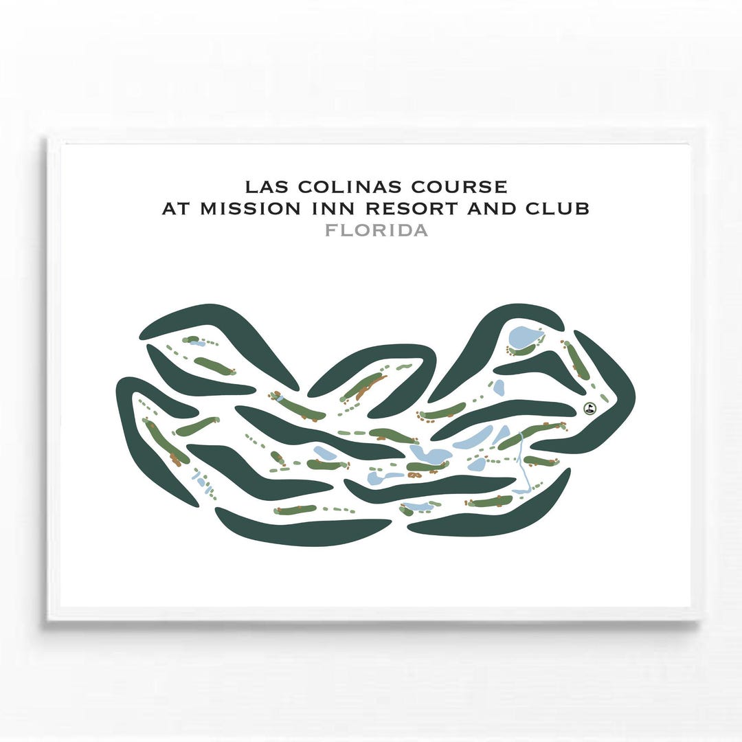Las Colinas Course at Mission Inn Resort & Club, FL | Golf Course Map ...