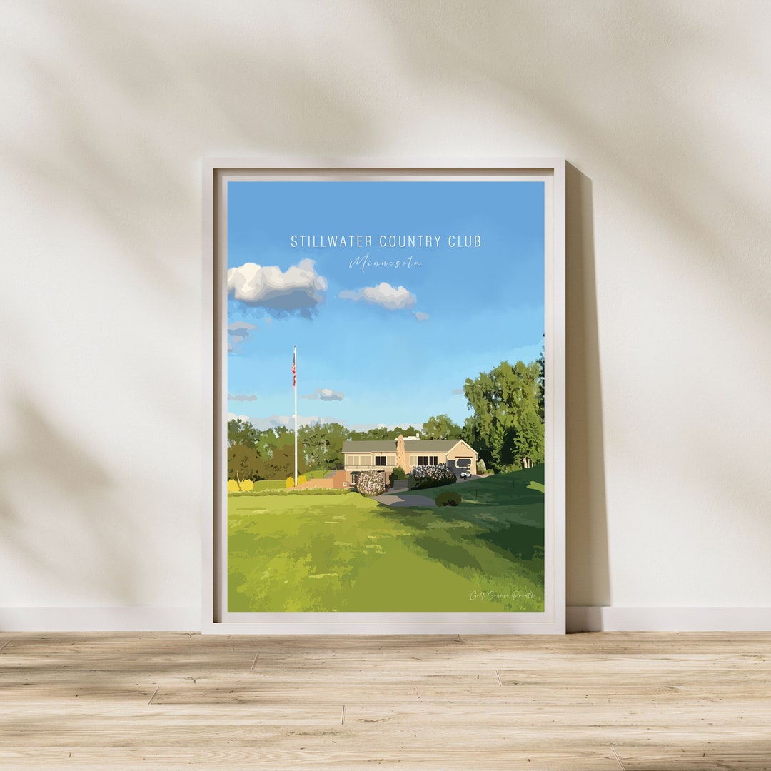 Stillwater Country Club, Minnesota | Signature Hole Golf Poster, Golf ...