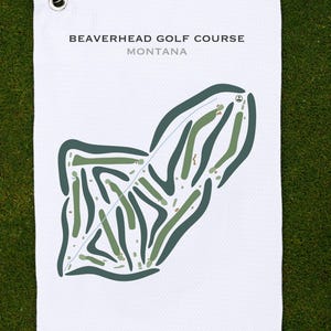 Beaverhead Golf Course, MT | Golf Course Map, Golf Map, Golfer Gift for ...