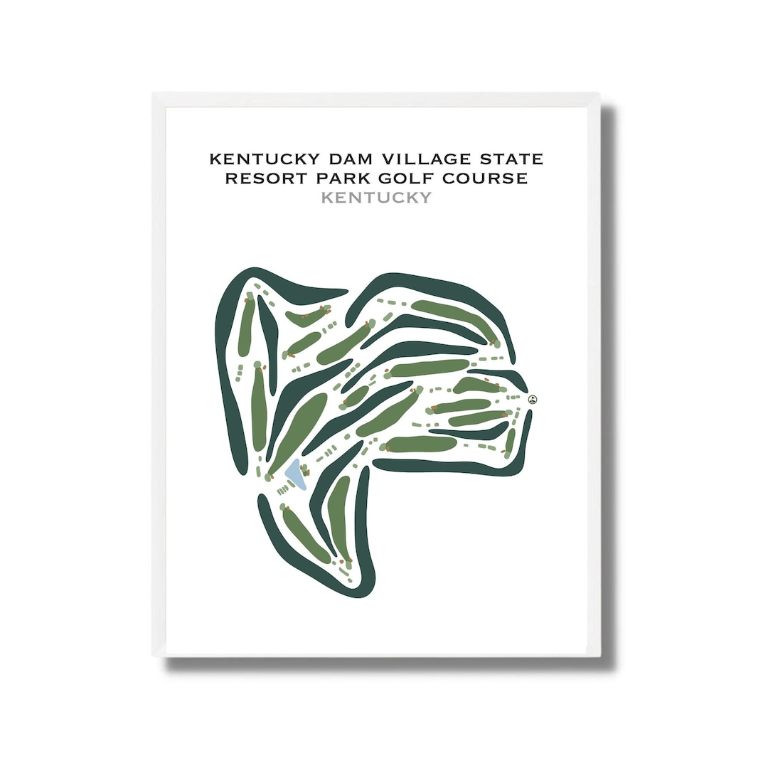 Kentucky Dam Village State Resort Park Golf Course, KY |golf Course Map ...