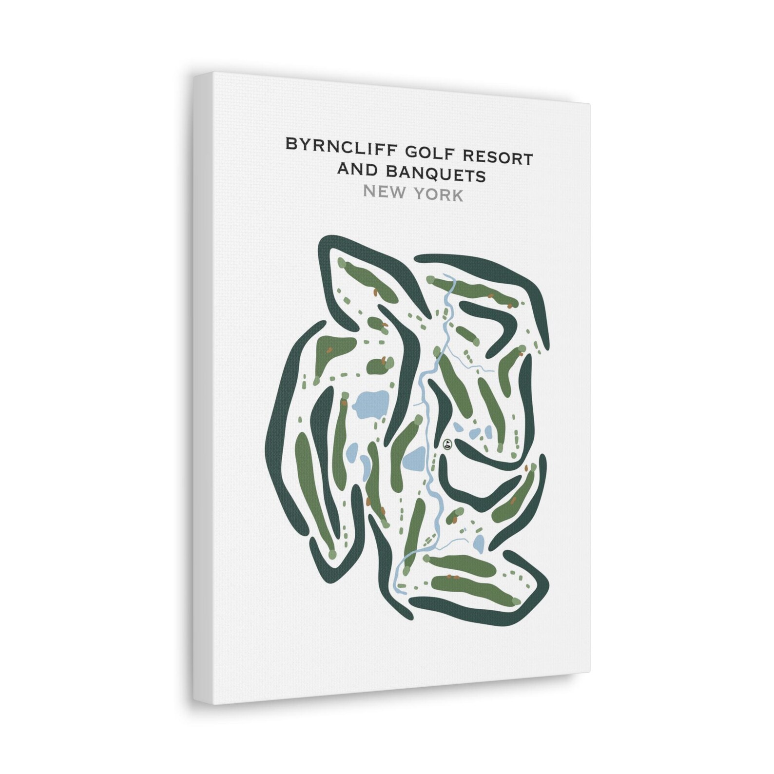 Byrncliff Golf Resort & Banquets, NY | Golf Course Map, Golf Map ...