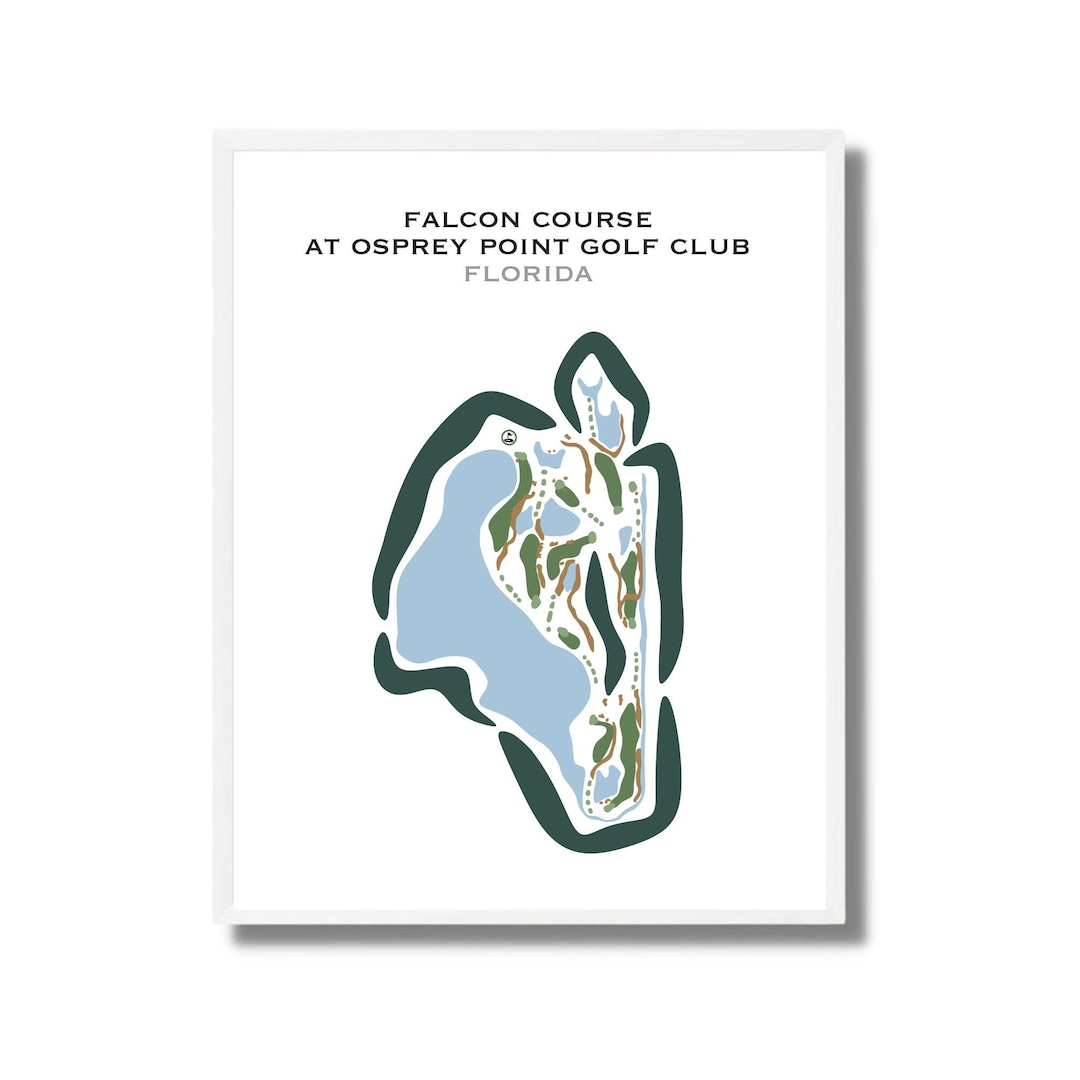 Falcon Course at Osprey Point Golf Club, FL | Golf Course Map, Golf Map ...