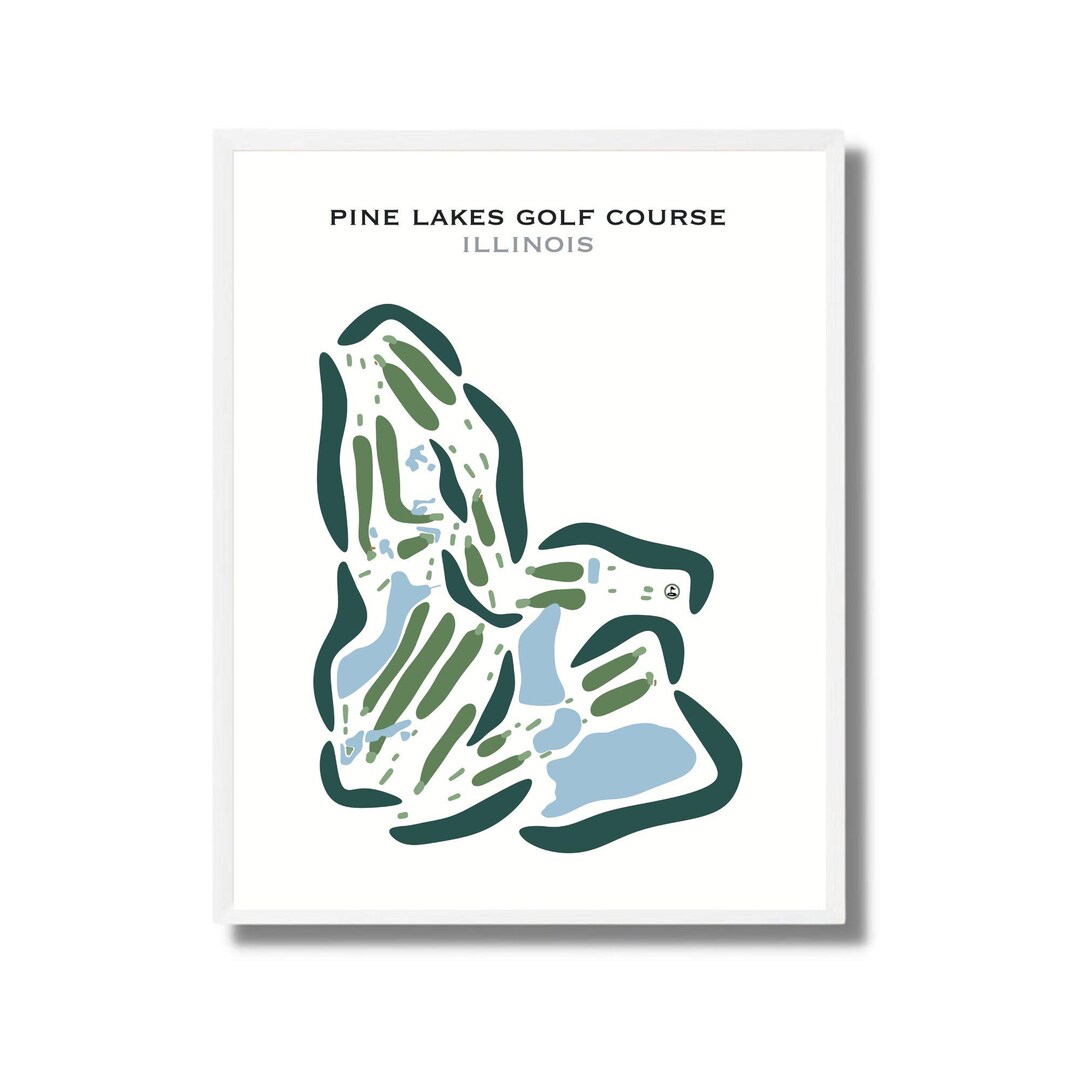 Pine Lakes Golf Course, Herrin, IL | Golf Course Map, Golf Map, Golfer ...