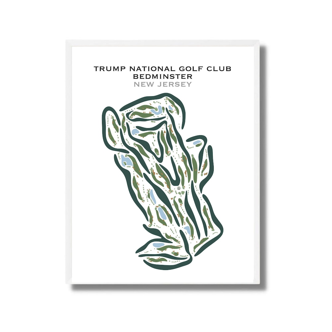 Trump National Golf Club Bedminster, NJ | Golf Course Map, Golf Map ...