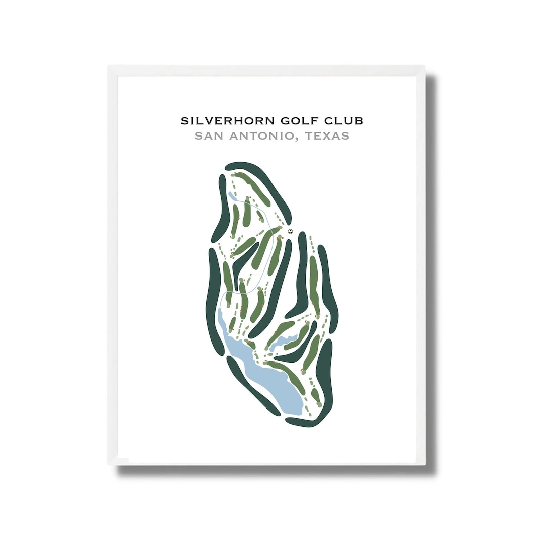 Silverhorn Golf Club, San Antonio, TX | Golf Course Map, Golf Map ...