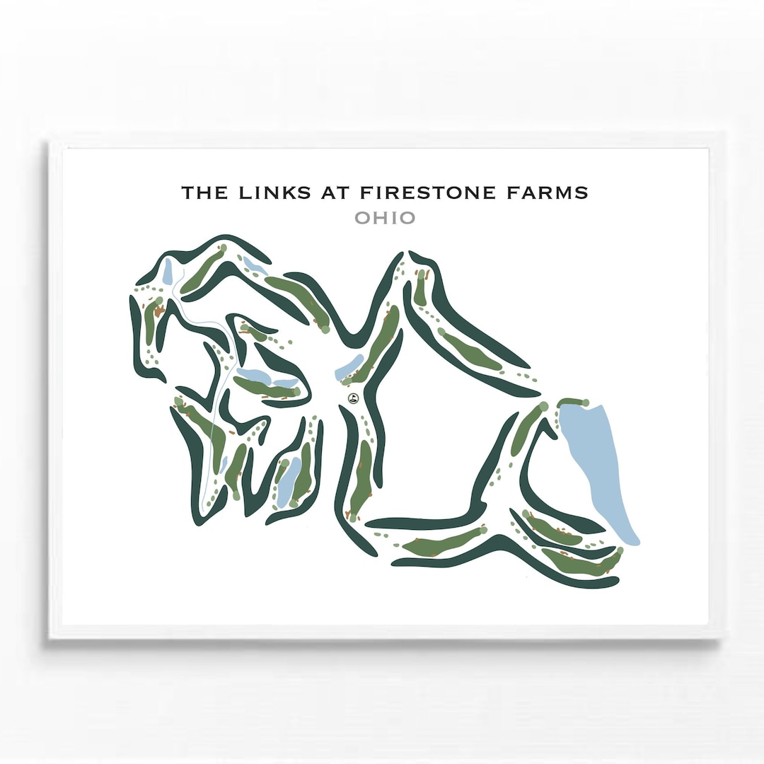 The Links at Firestone Farms, OH | Golf Course Map, Golf Map,golfer ...