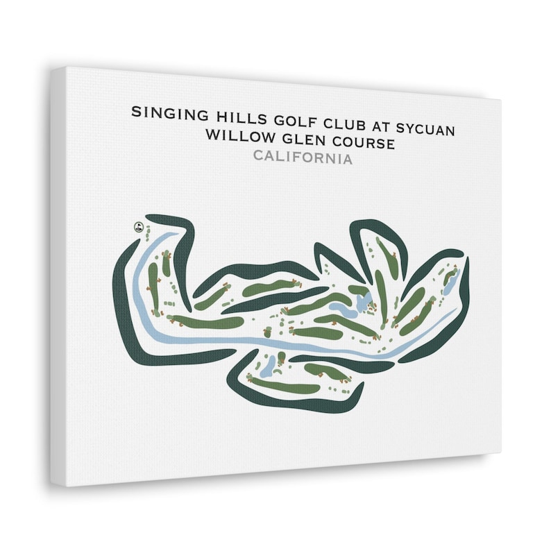 Singing Hills Golf Club at Sycuan (willow Glen), CA | Golf Course Map ...