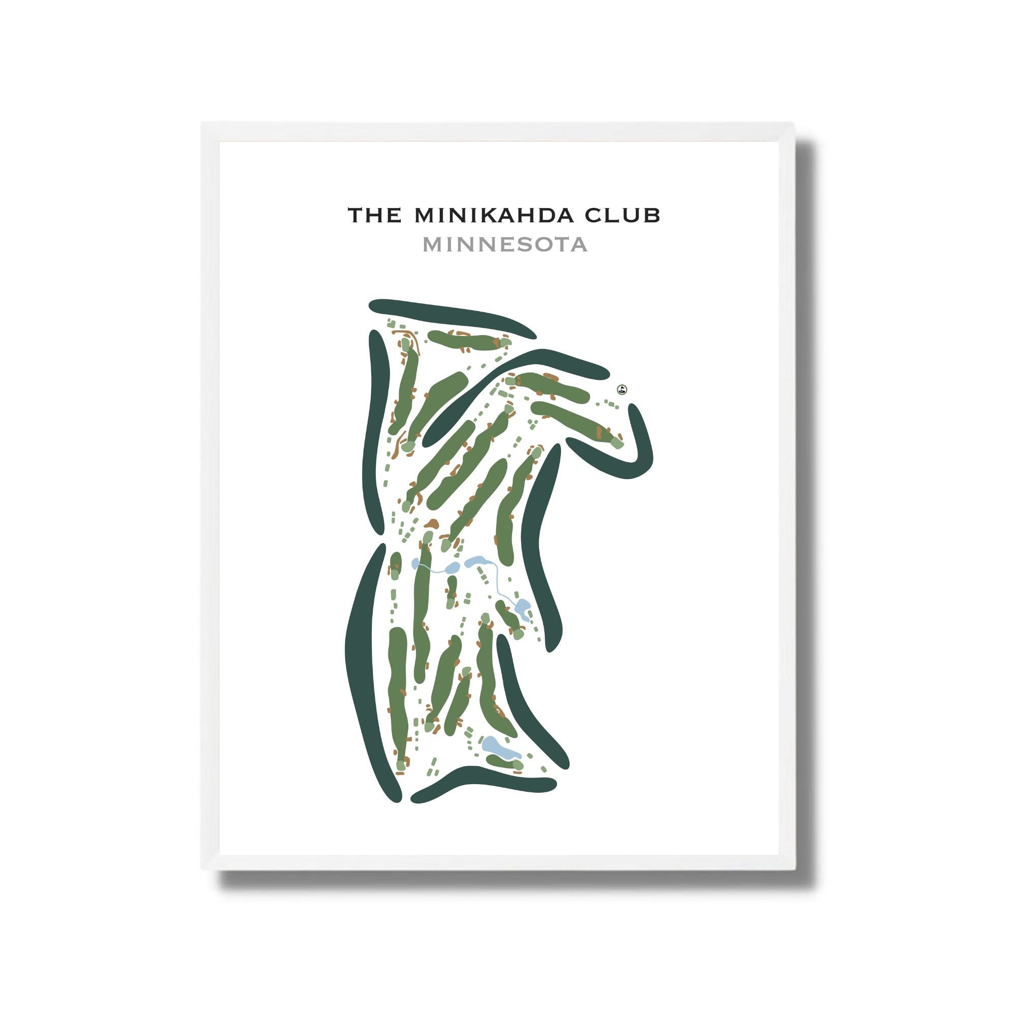 The Minikahda Club Minnesota Golf Course Map Home Decor - Etsy