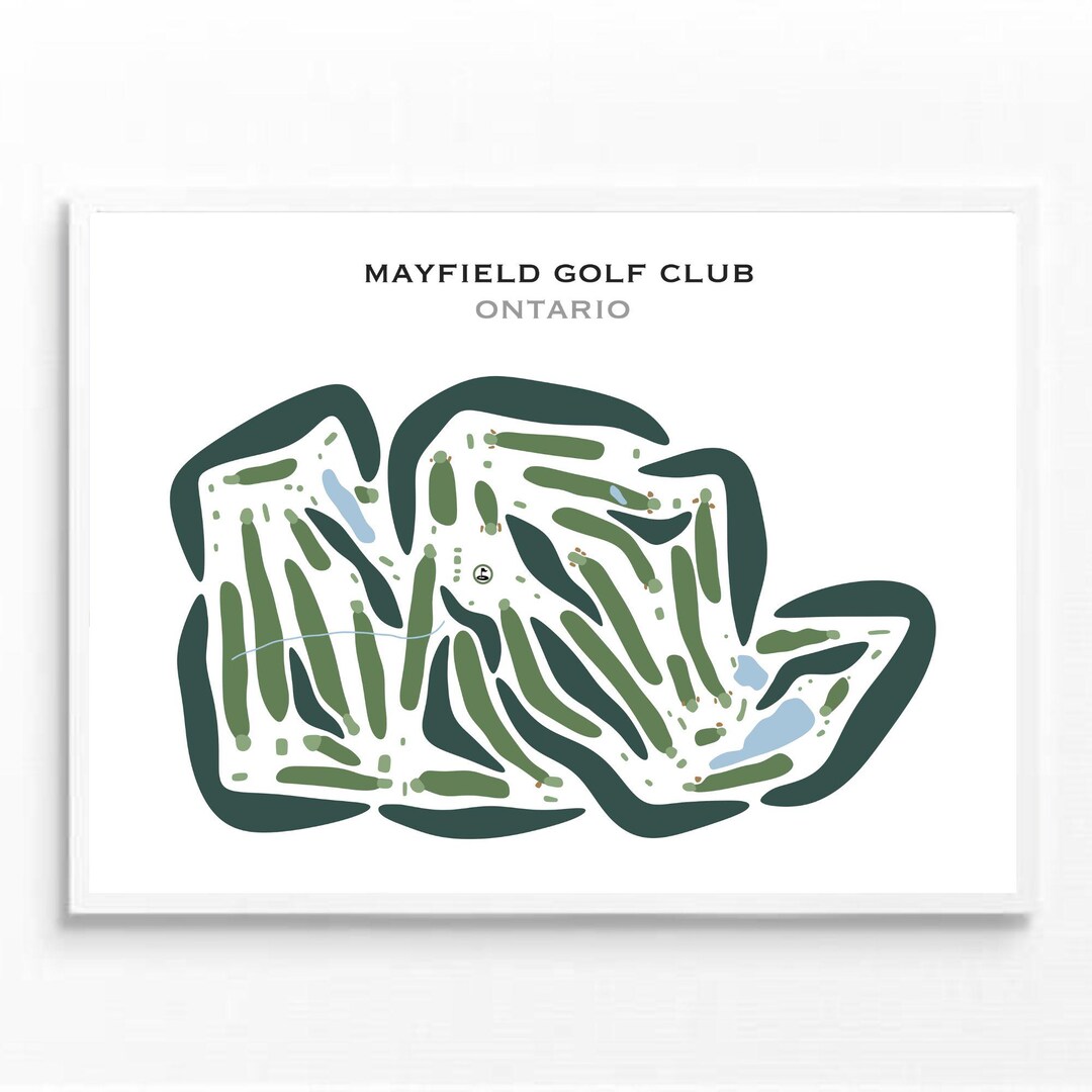 Mayfield Golf Club, ON, Canada | Golf Course Map, Golf Map, Golfer Gift ...