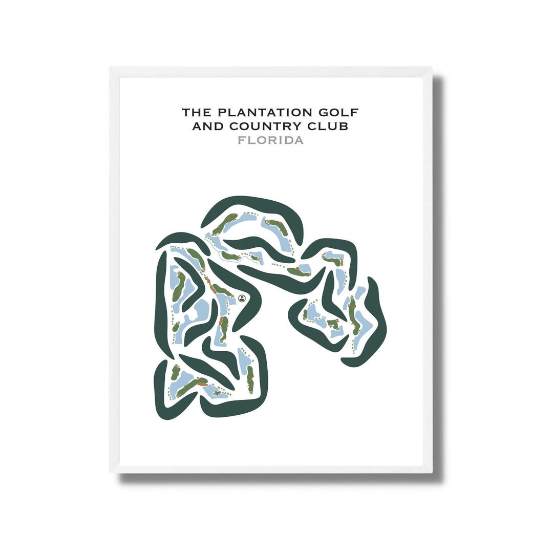 The Plantation Golf & Country Club, FL | Golf Course Map, Golf Map ...