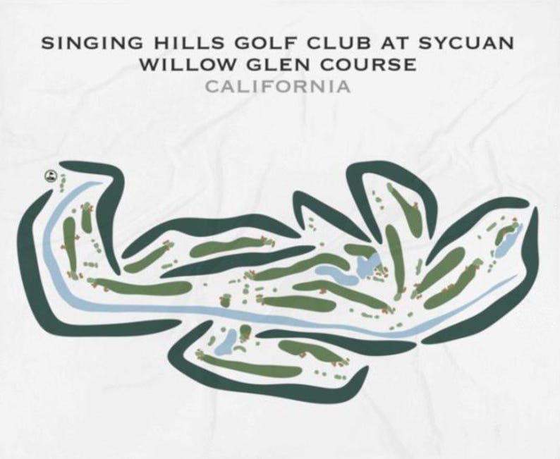 Singing Hills Golf Club at Sycuan (willow Glen), CA | Golf Course Map ...