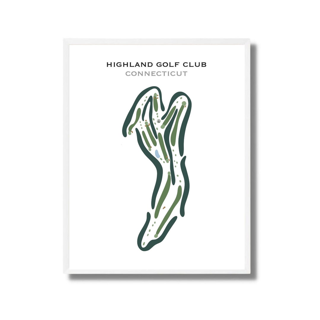 Highland Golf Club, CT | Golf Course Map, Golf Gifts for Dad, Home ...