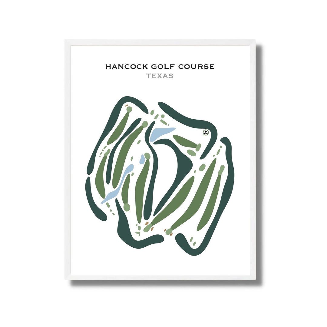 Hancock Golf Course, Texas, Golf Course Prints, Golf Wall Décor, Golf ...