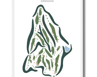 Pacific Dunes Course Layout - Etsy