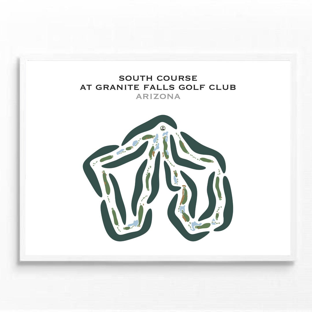 South Course at Granite Falls Golf Club, AZ | Golf Course Map, Golf Map ...
