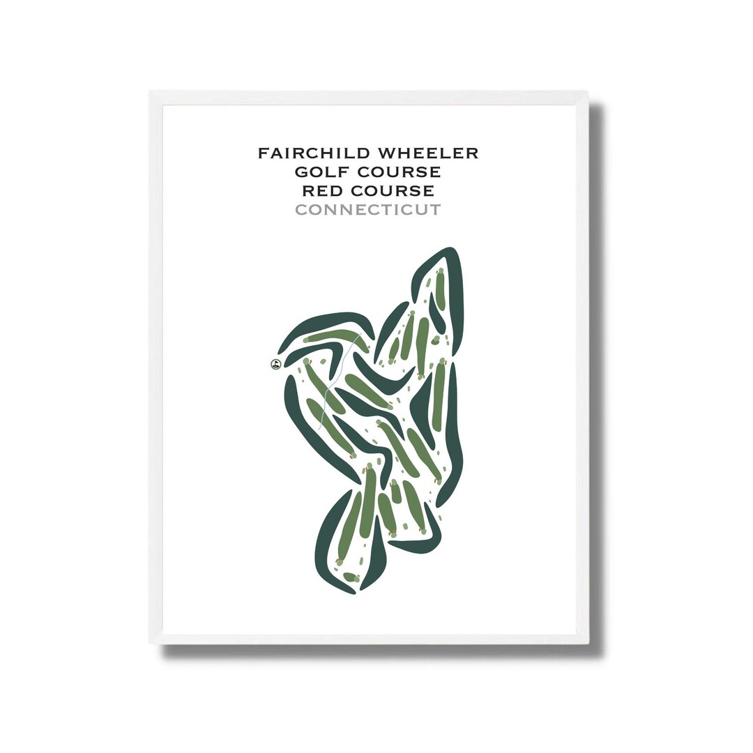 Fairchild Wheeler Golf Course - Red Course, CT | Golf Course Map, Golf ...