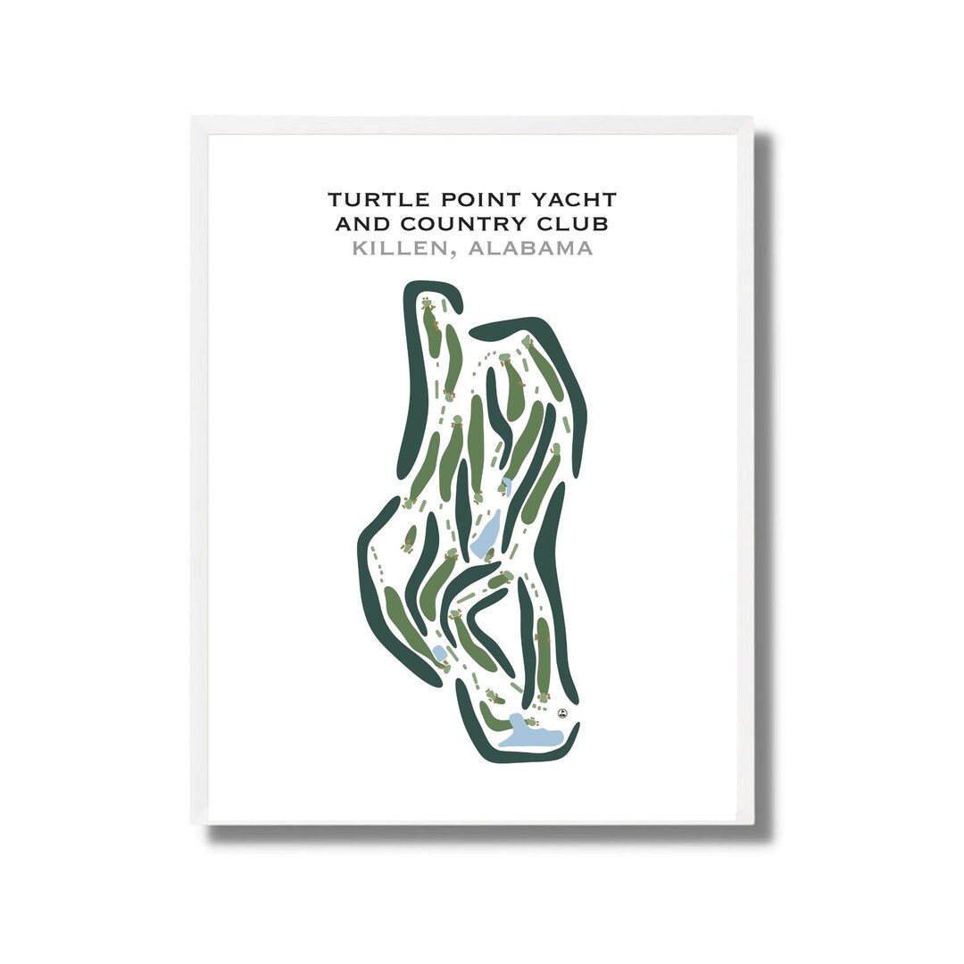 Turtle Point Yacht & Country Club, Killen, AL | Golf Course Map, Golfer ...