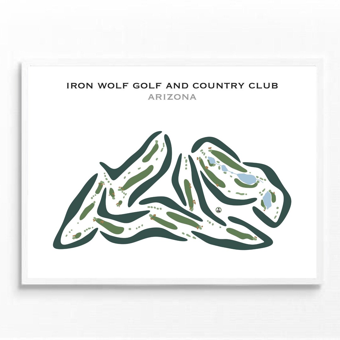 Iron Wolf Golf & Country Club, AZ | Golf Course Map, Golf Map, Golfer ...