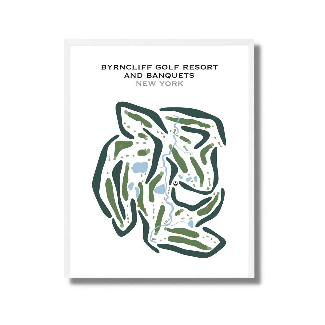 Byrncliff Golf Resort & Banquets, NY | Golf Course Map, Golf Map ...