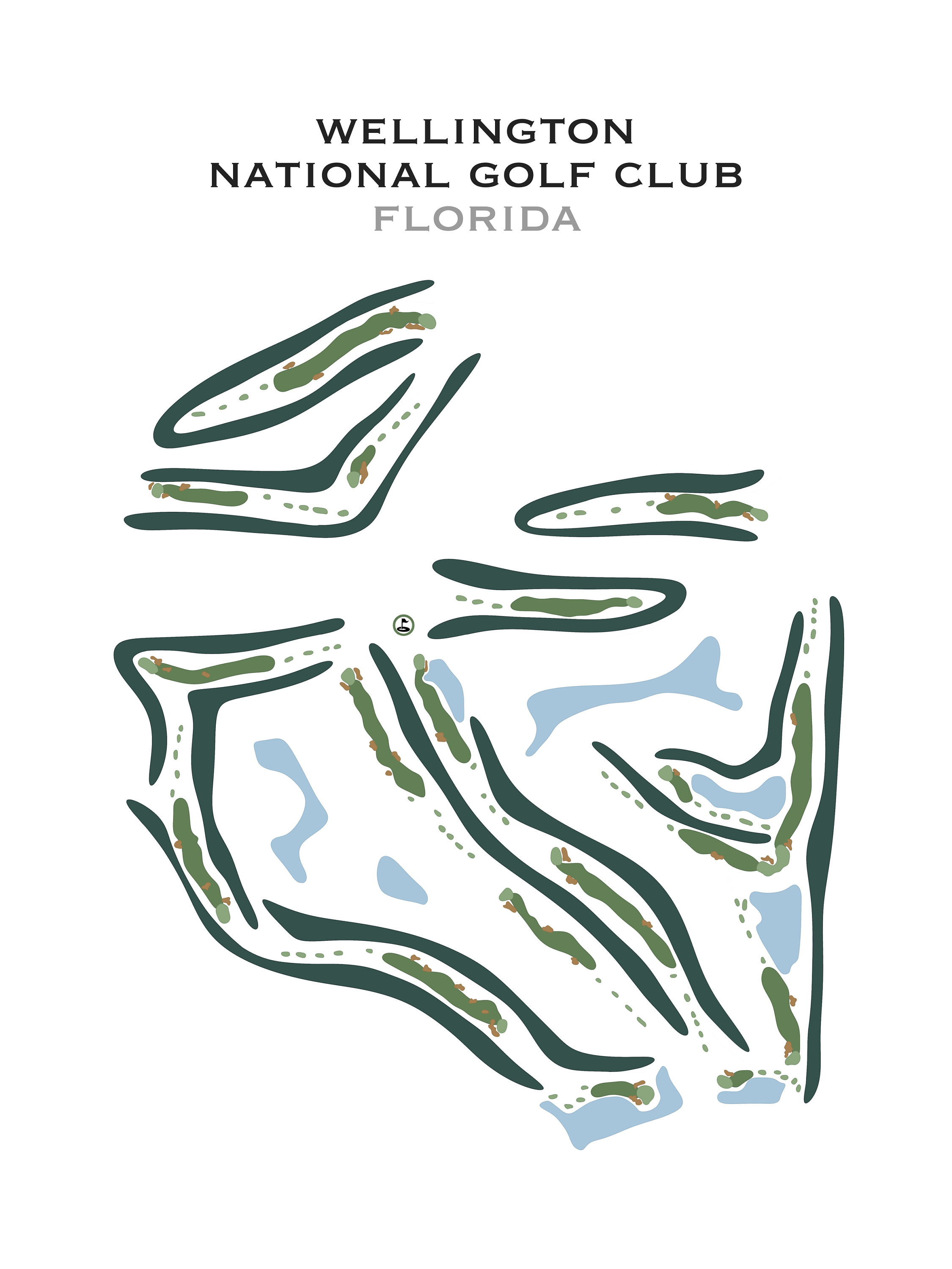 Wellington National Golf Club, Florida Golf Course Map, Home Decor ...
