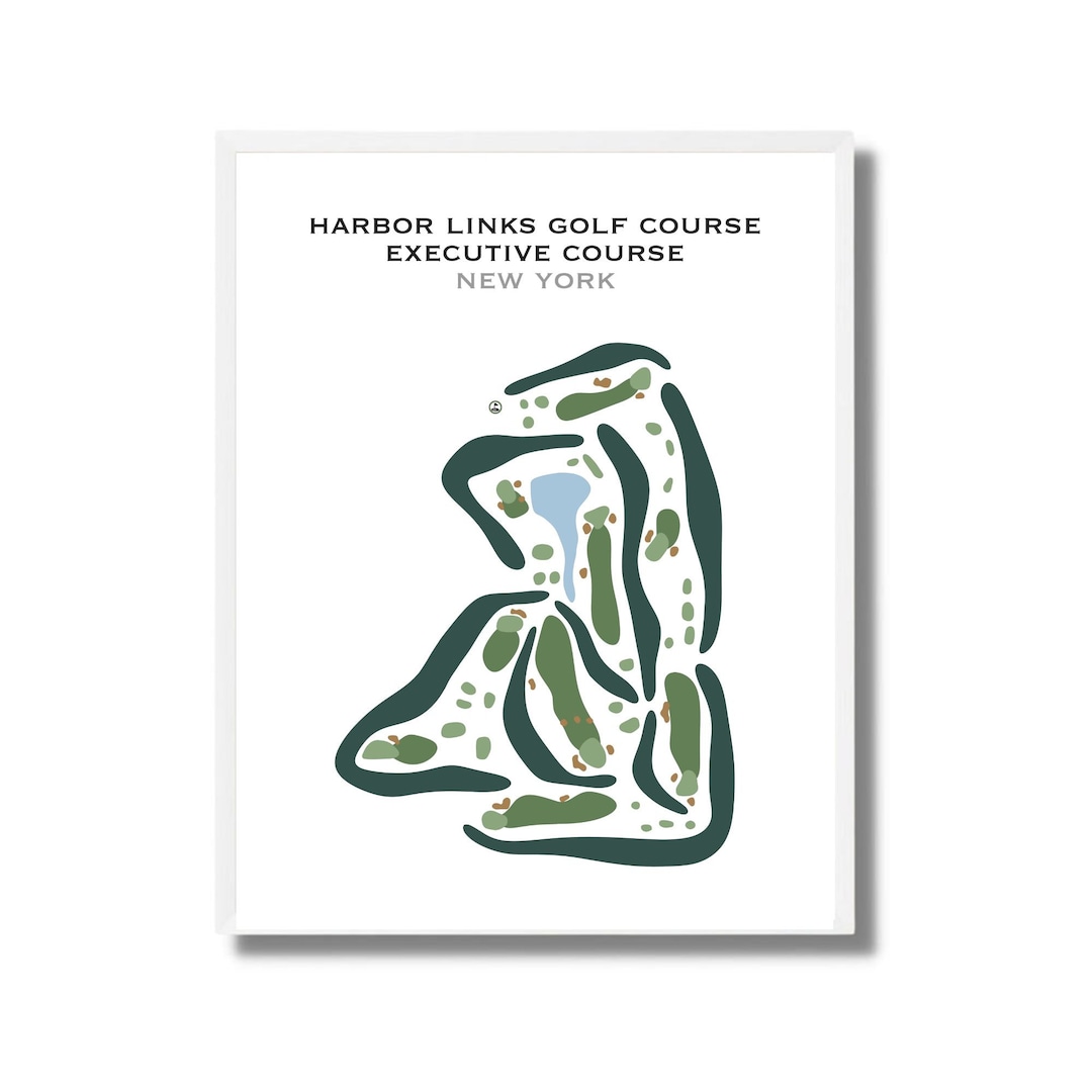 Harbor Links Golf Course - Executive Course, NY | Golf Course Map, Golf ...