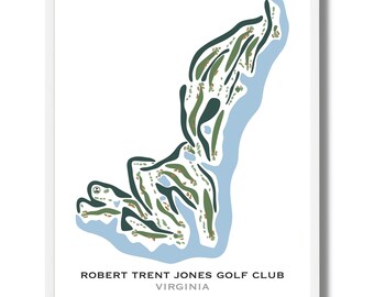 Robert Trent Jones Club Painting - Etsy