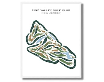 Eagle Bend Golf Club, MT Golf Course Map, Home Decor, Golfer Gift for ...