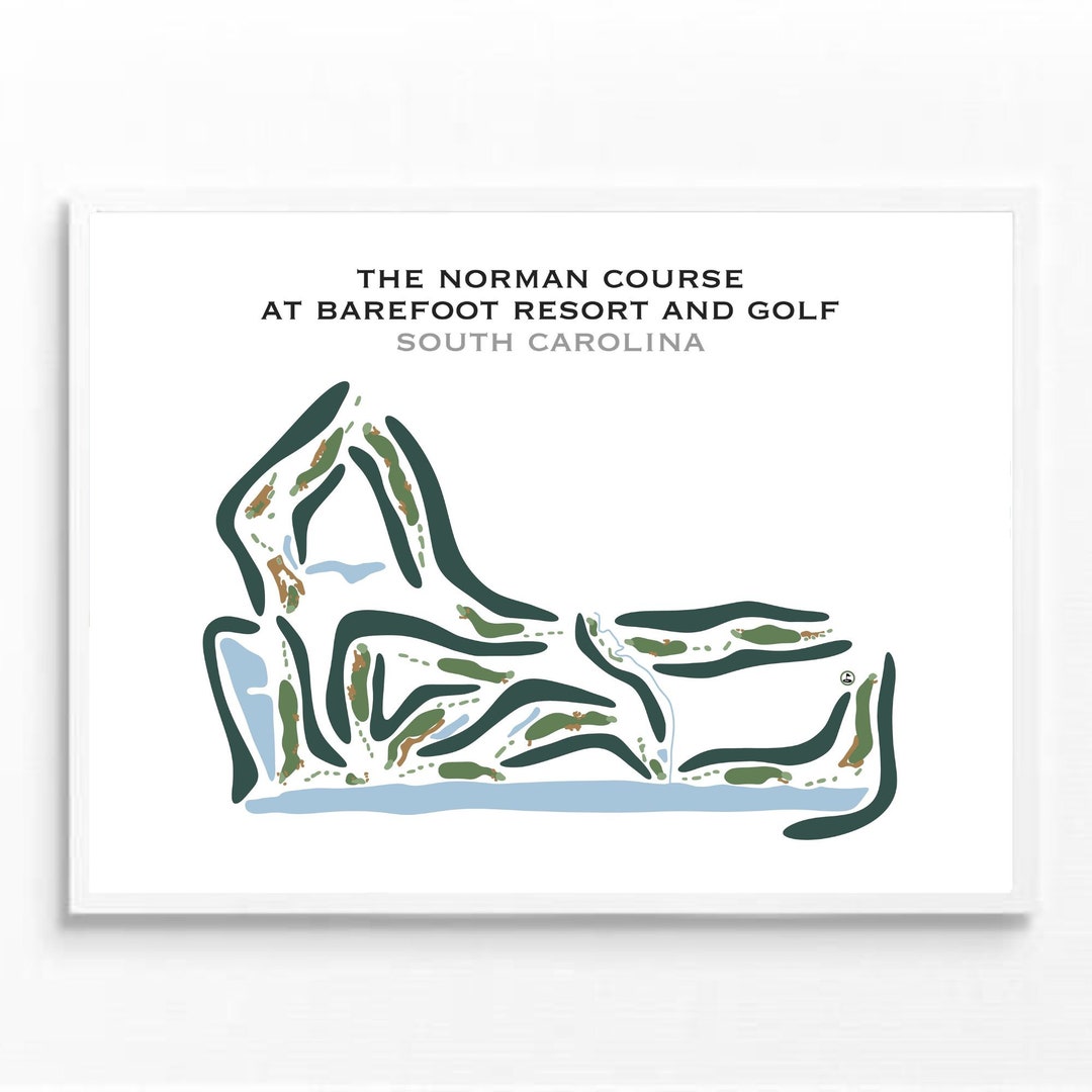 The Norman Course at Barefoot Resort & Golf, SC | Golf Course Map, Golf ...