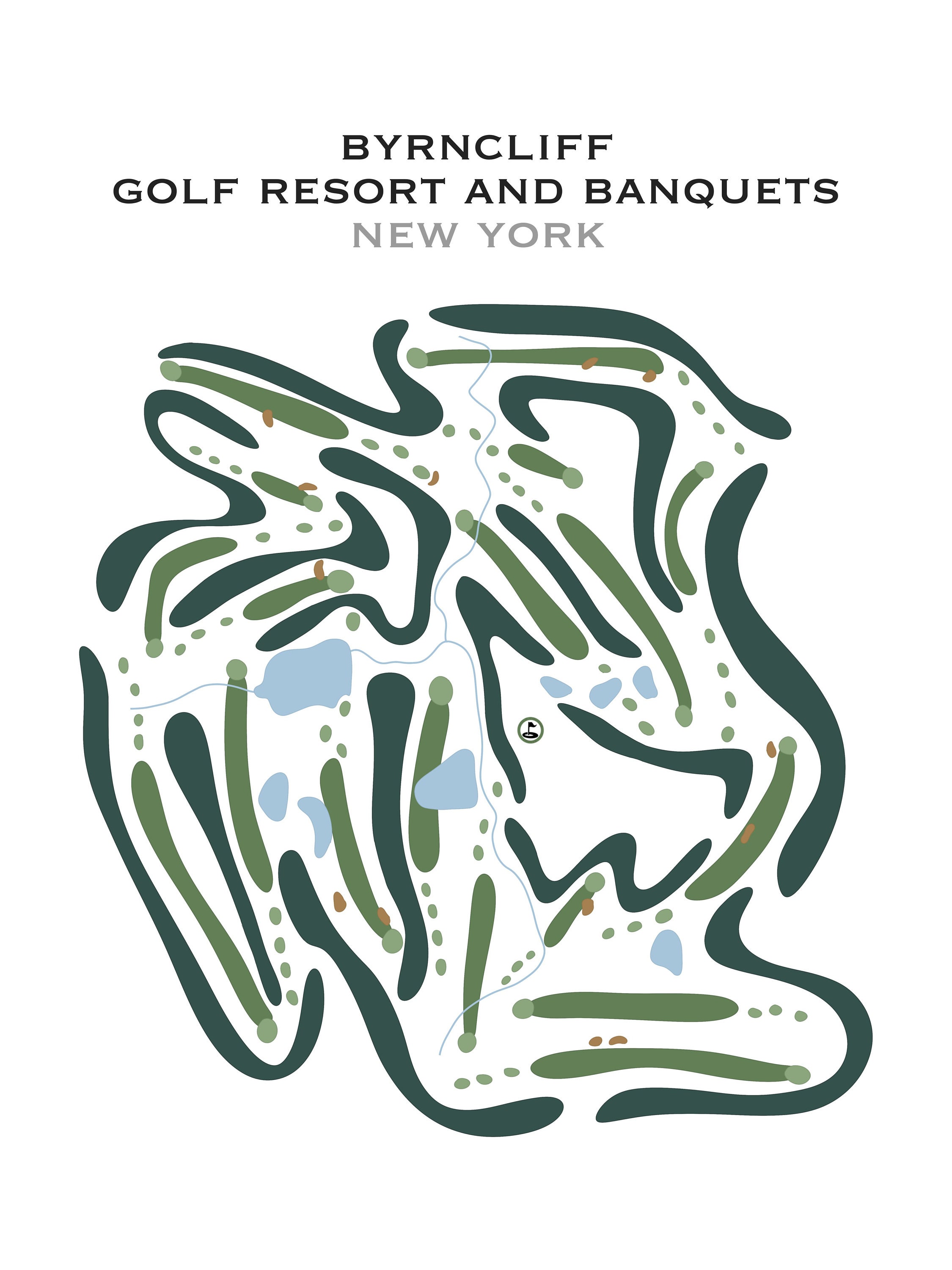 Byrncliff Golf Resort & Banquets, NY Golf Course Map, Home Decor ...