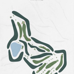 Sebasco Harbor Resort, Maine | Golf Course Map, Golf Map, Golfer Gift ...