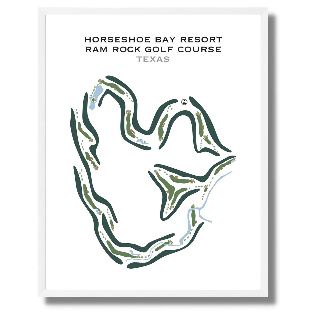 Horseshoe Bay Resort Ram Rock Golf Course Texas Golf Course - Etsy