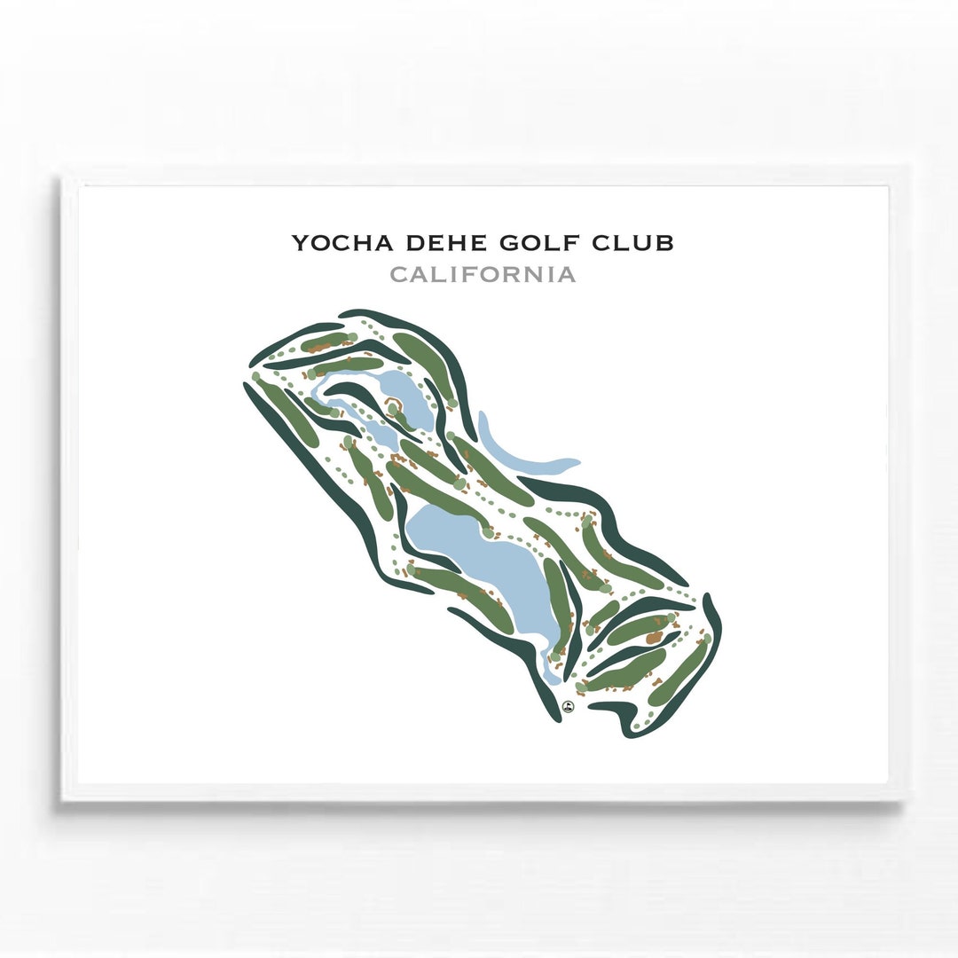 Yocha Dehe Golf Club, California | Golf Course Map, Golf Map,golfer ...