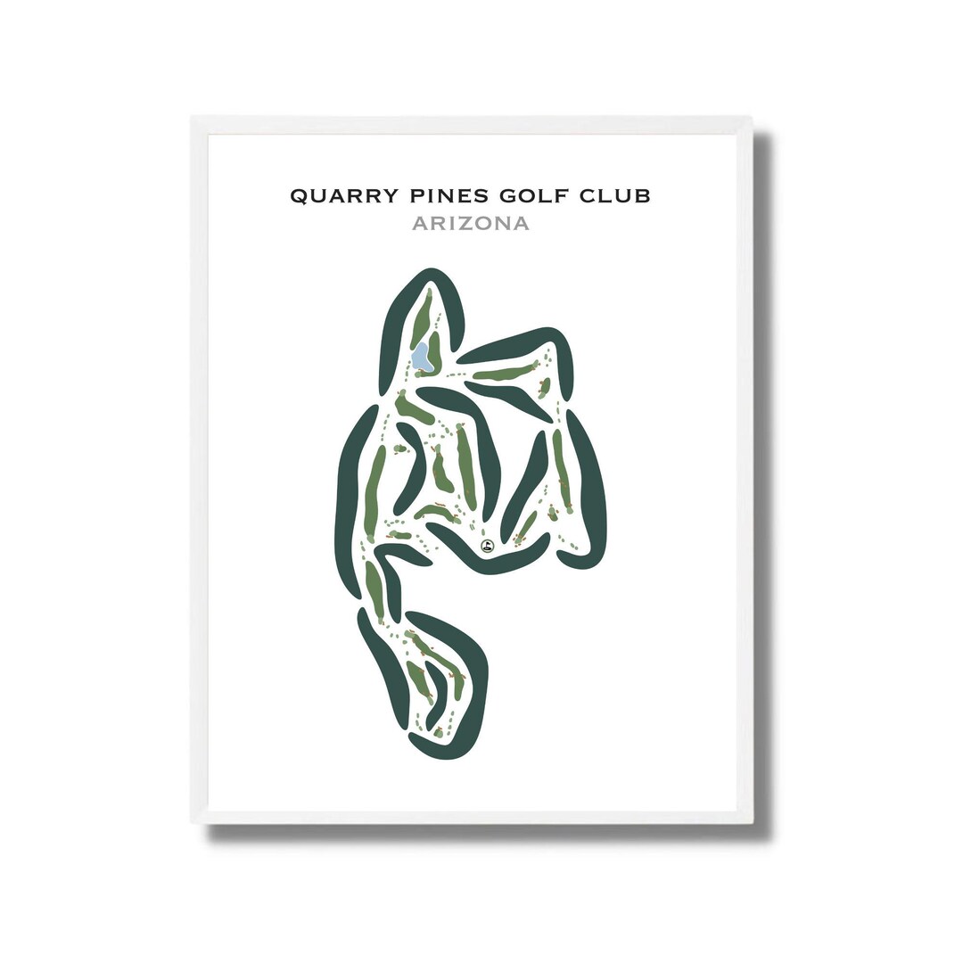 Quarry Pines Golf Club, Arizona | Golf Course Map, Golf Map, Golfer ...