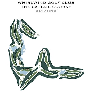 Whirlwind Golf Club the Cattail Course, Arizona Golf Course Map, Home ...