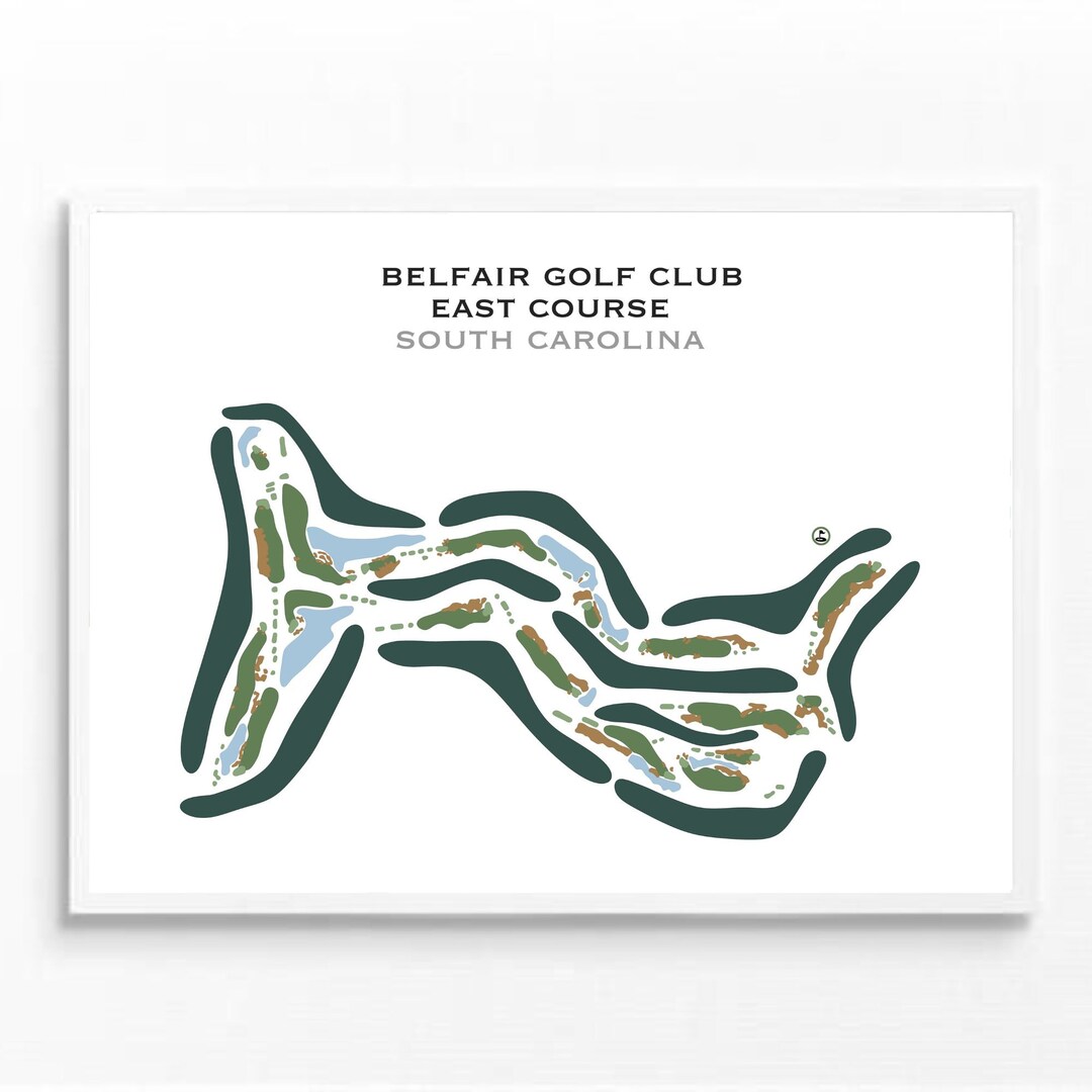 Belfair Golf Club East Golf Course, SC | Golf Course Map, Decor, Golfer ...