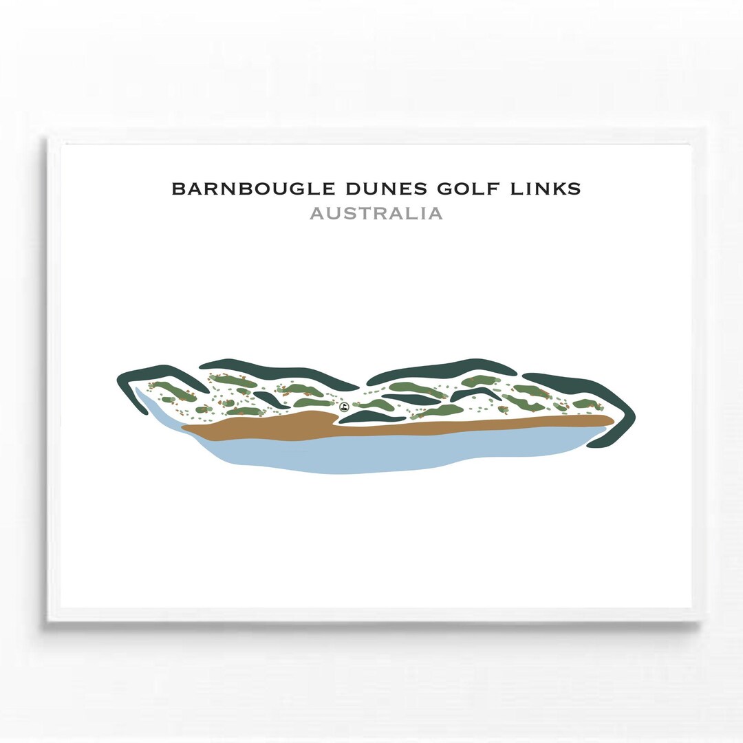 Barnbougle Dunes Golf Links, Australia | Golf Course Map,decor,golfer ...