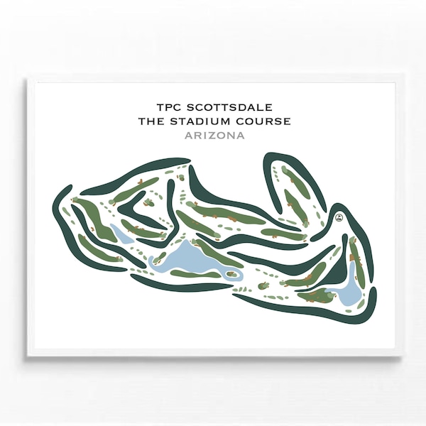 Tpc Scottsdale Poster - Etsy