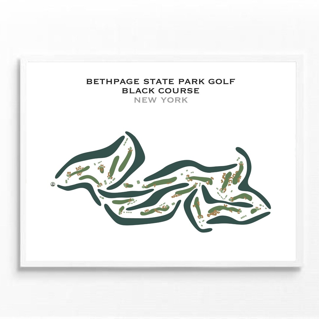 Bethpage State Park Golf, Black Course, NY | Golf Course Map, Golf Map ...