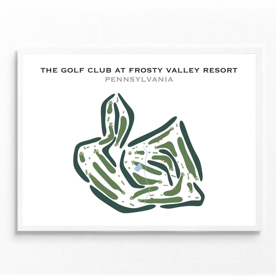 The Golf Club at Frosty Valley Resort, Pennsylvania, Golf Map, Golf ...