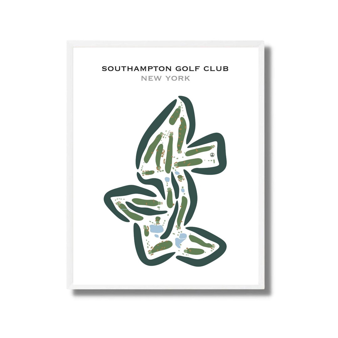 Southampton Golf Club, New York | Golf Course Map, Golf Map, Golfer ...